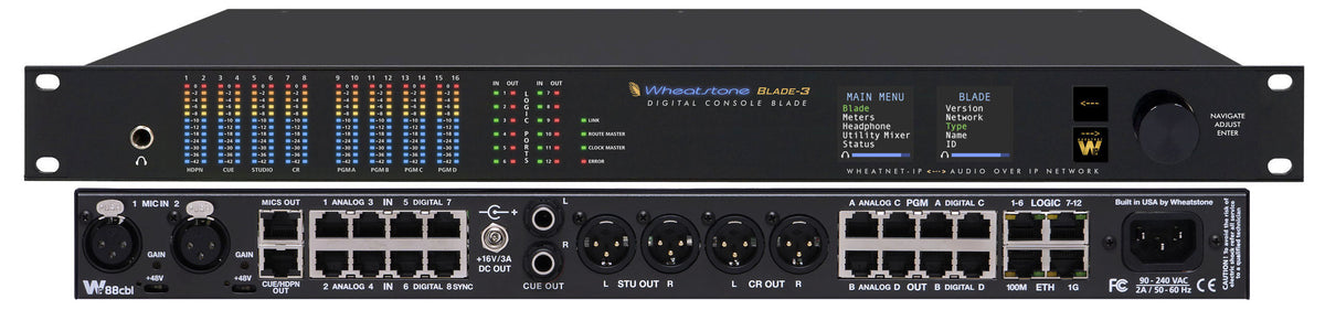 Wheatstone IP88-3CB Mix Engine Blade – Marketing Marc Vallee inc.