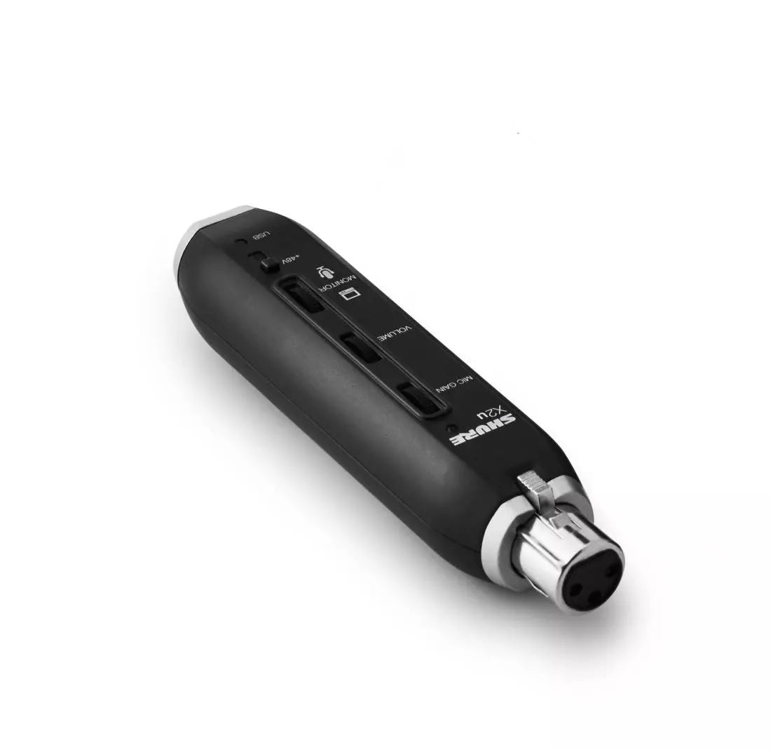 Shure X2u Microphone XLR to USB Adapter – Marketing Marc Vallee inc.